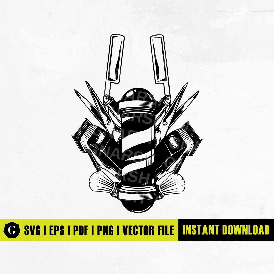 Barbershop Svg Barber Tools Svg Barber Svg Hairstylist - Etsy