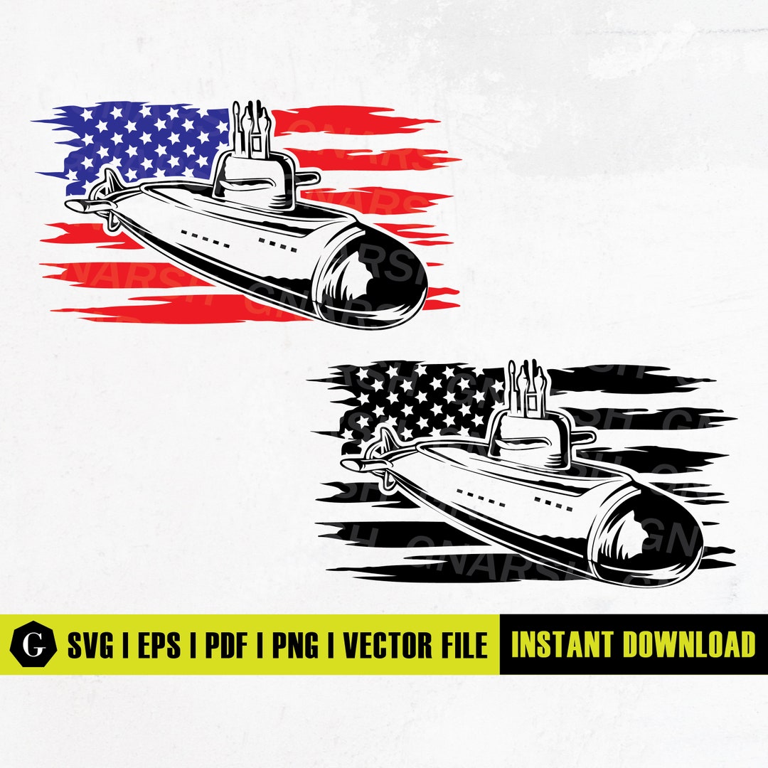 US Submarine Svg| United States Navy Svg| Warship Decal Graphics | US ...