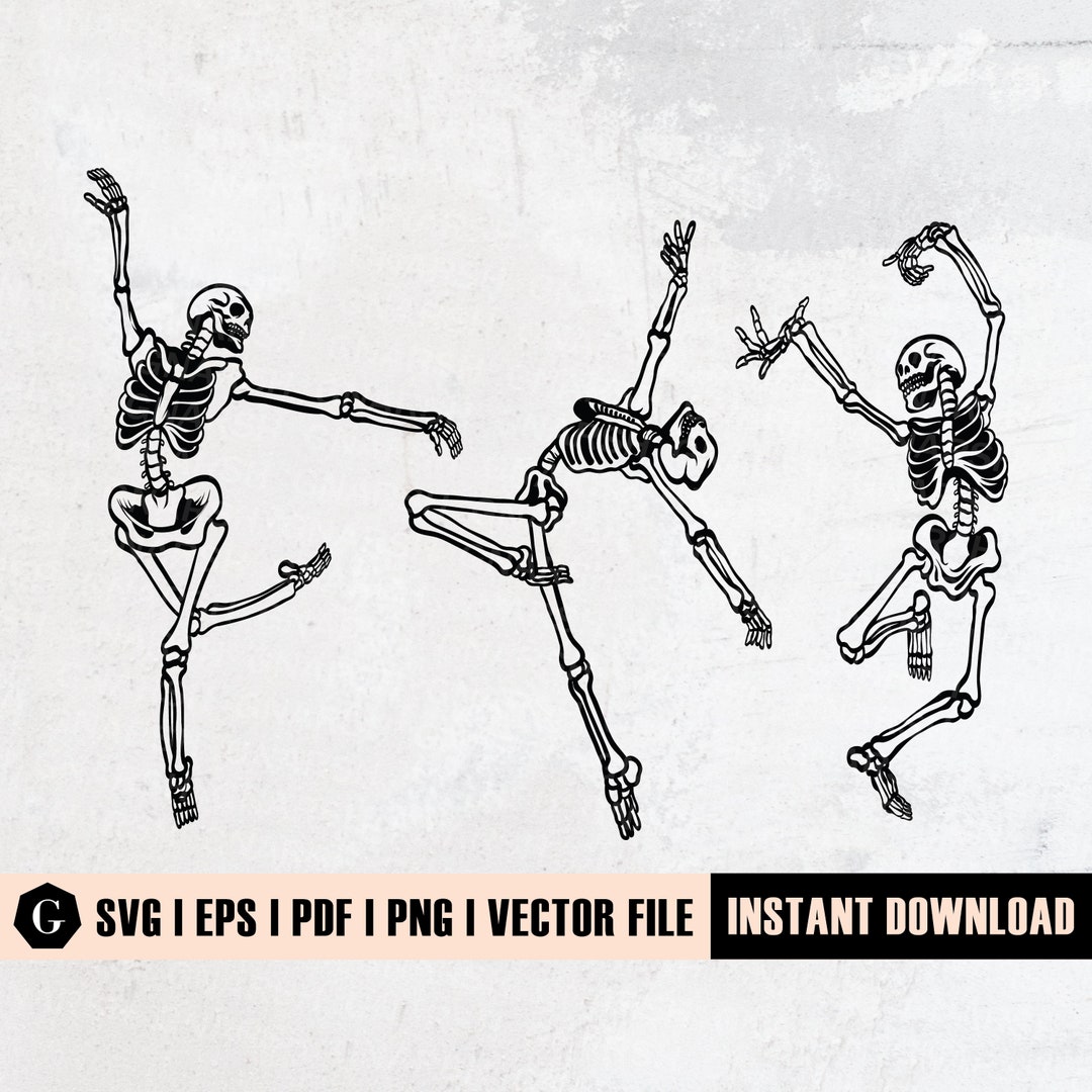 Dancing Skeletons Svg | Skeleton Hand Svg | Skull Couple | Skeleton ...