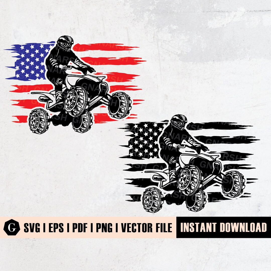US Atv Svg File | Atv Offroad Svg | Dirty 4 Wheels | RZR Atv Svg | Atv ...