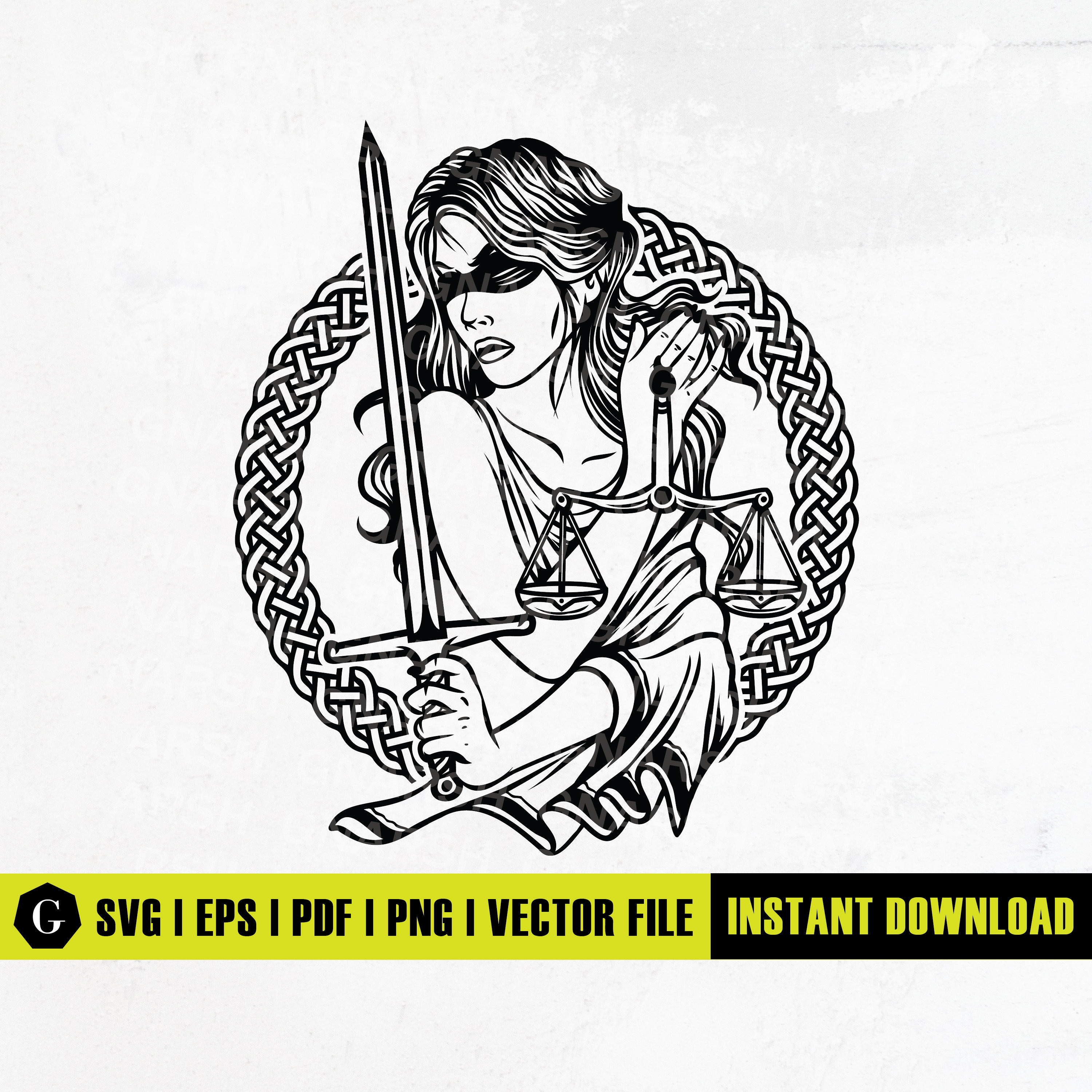 Lady Justice Svg Lady Liberty Svg Scale of Justice - Etsy UK