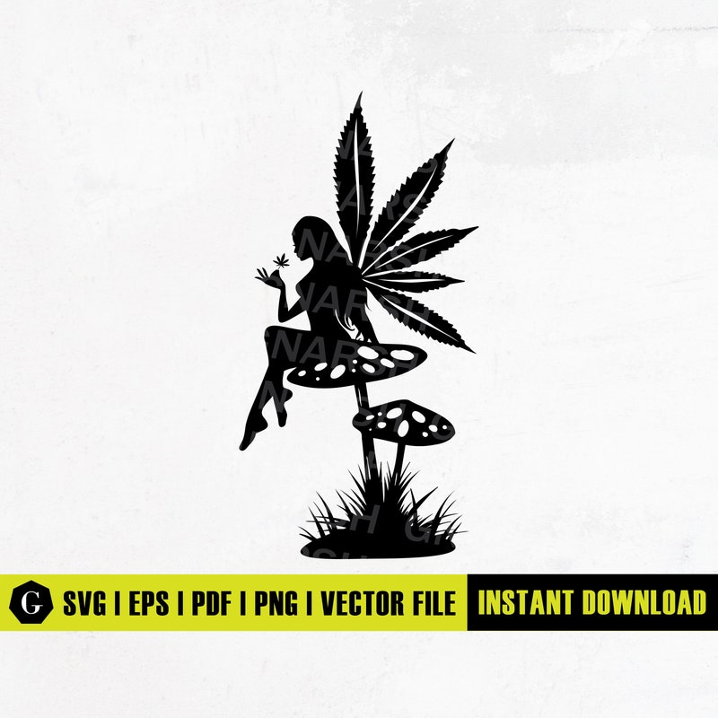 Weed Fairy Svg - Etsy Australia