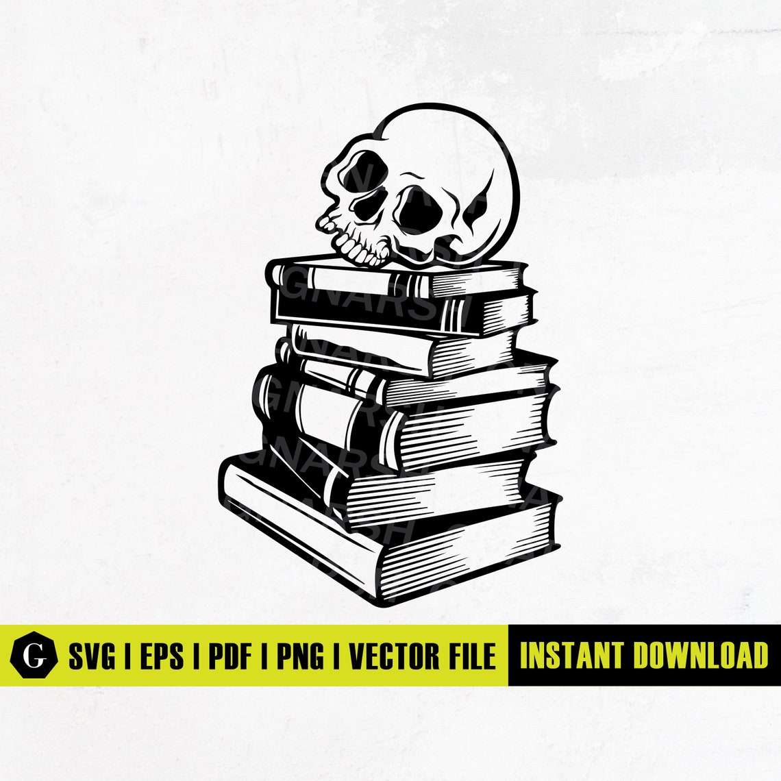 Skull SVG Books Svg Halloween Svg Mystical Svg Reading - Etsy