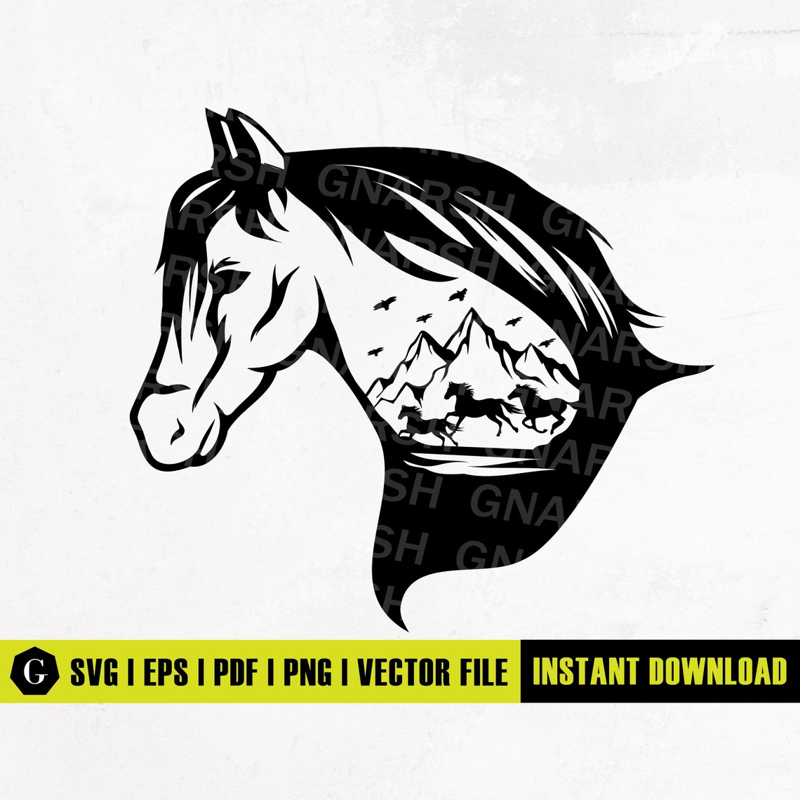 Mustang Horse SVG File Horse Svg Mustang Svg Horse - Etsy