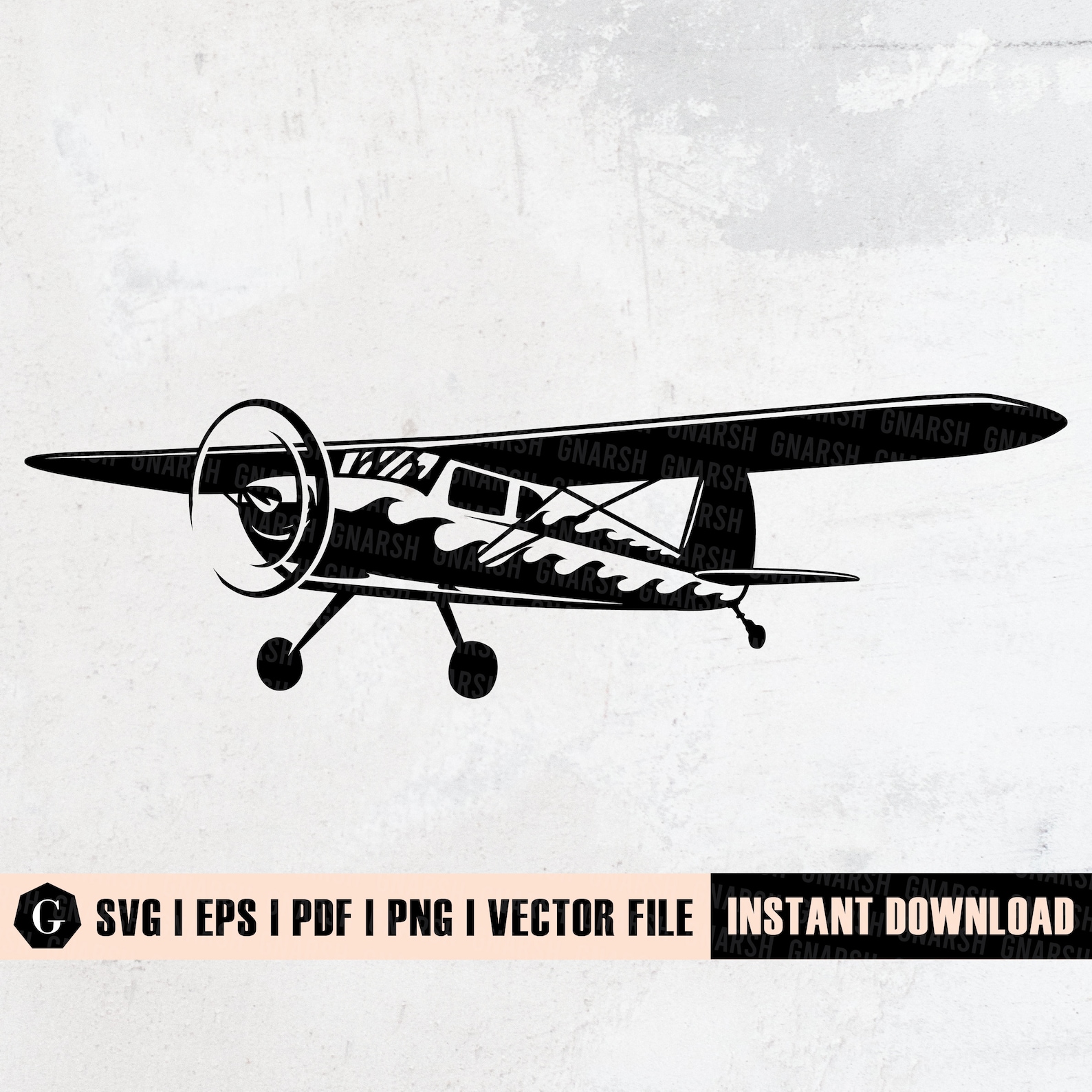 Propeller Plane Svg Airplane Svg Aeroplane Svg Aircarft | Etsy