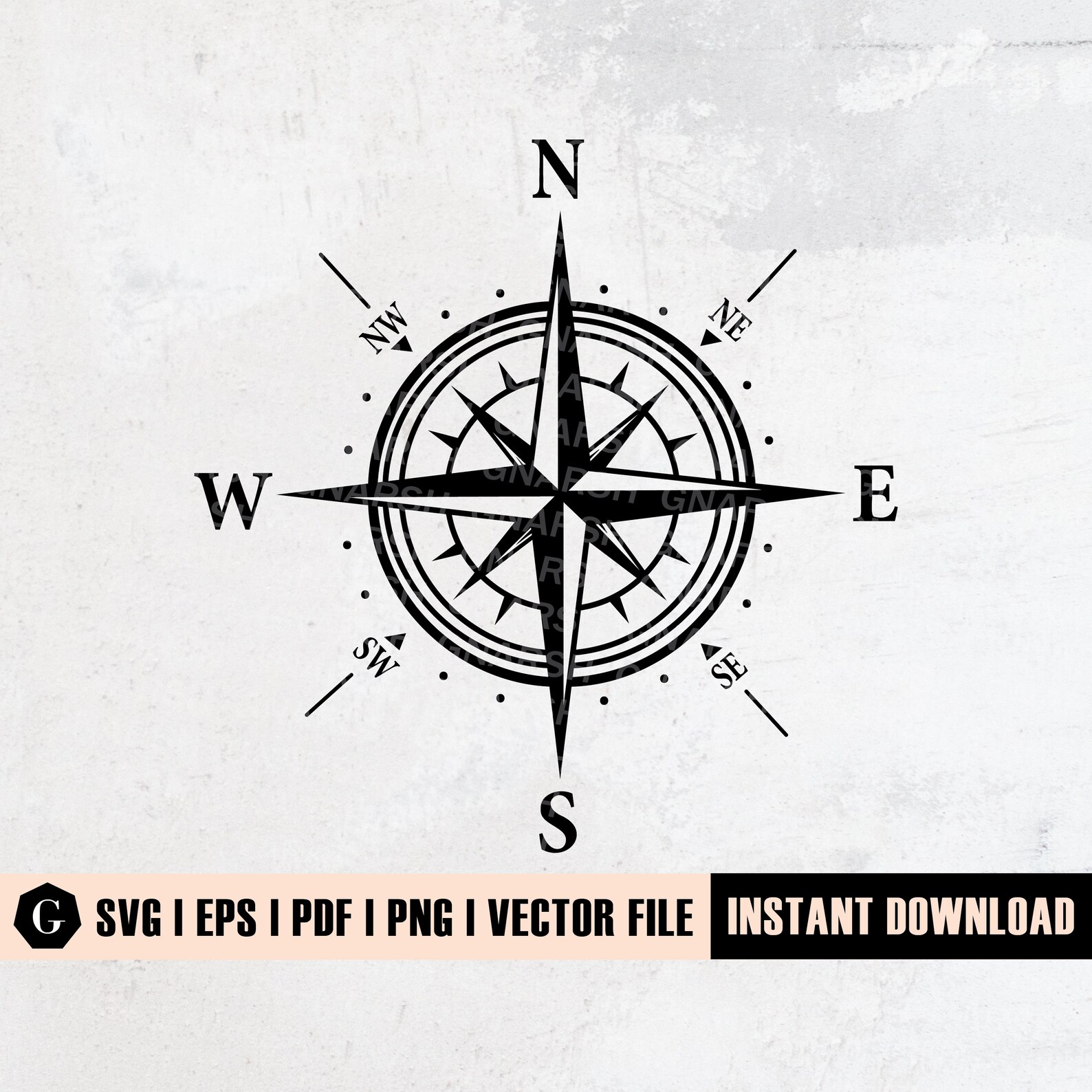 Compass Svg Camper Compass Svg Nautical Compass Svg - Etsy