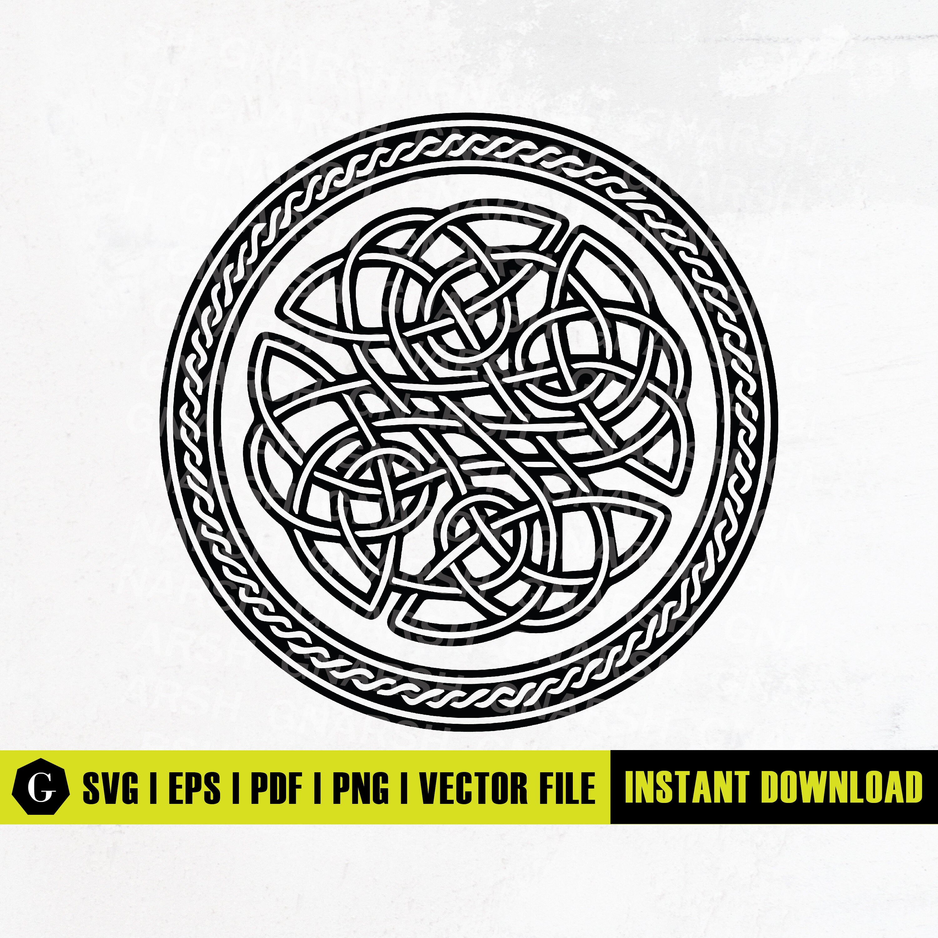 Greek Circle Key Frame Greek Mythology Svg Files Norse - Etsy