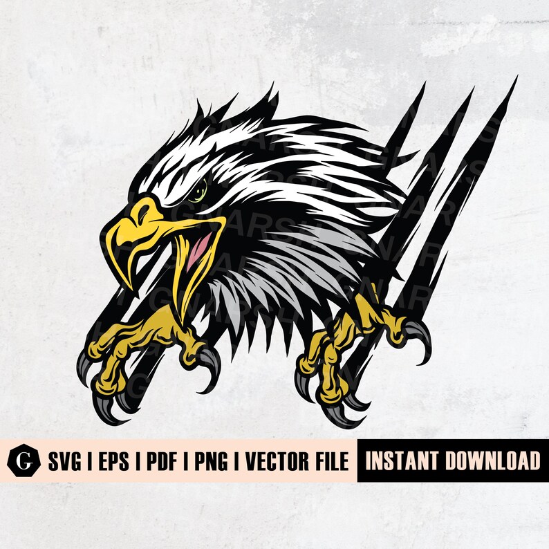 Eagle Claw Scratch Svg Claw Scratches Svg American Eagle - Etsy