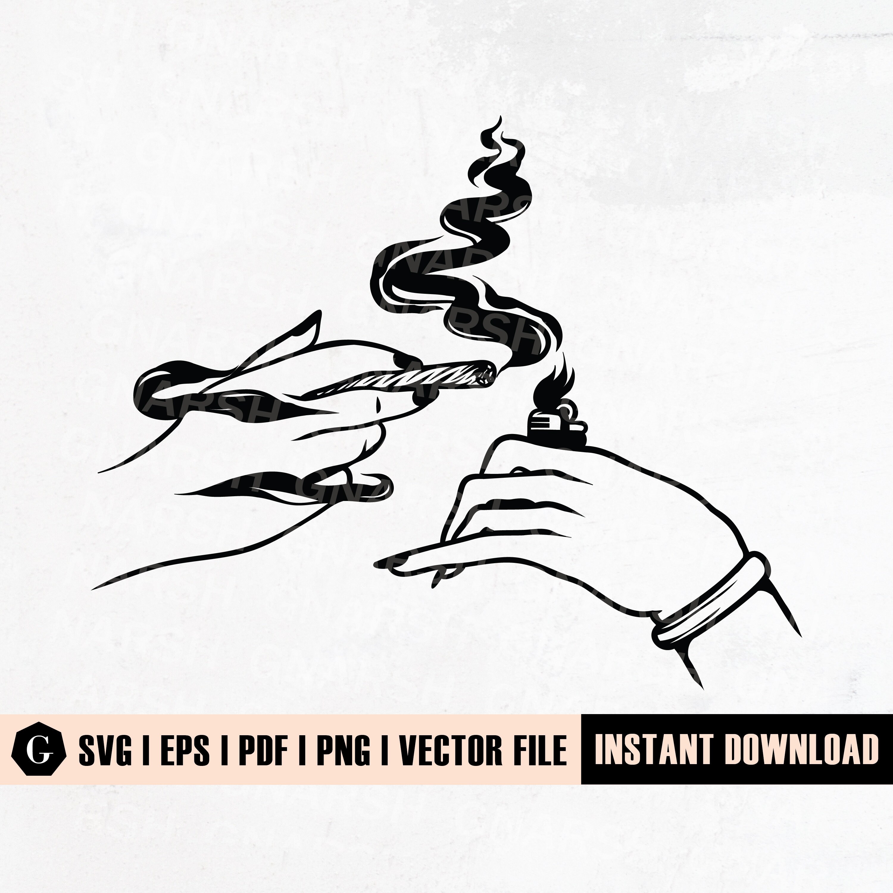 Puff and Pass Svg Smoking Marijuana Svg Smoking Joint Svg | Etsy