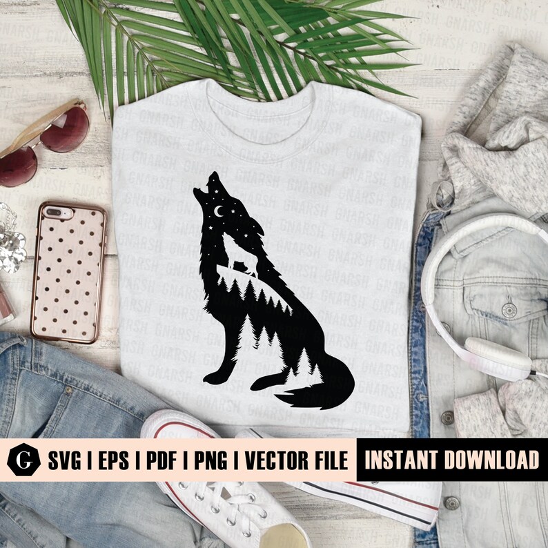 Howling Wolf Svg Wolf Svg Wolves Svg Animals Svg Wild - Etsy