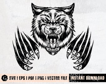 Werewolf Scratch Marks Tattoo