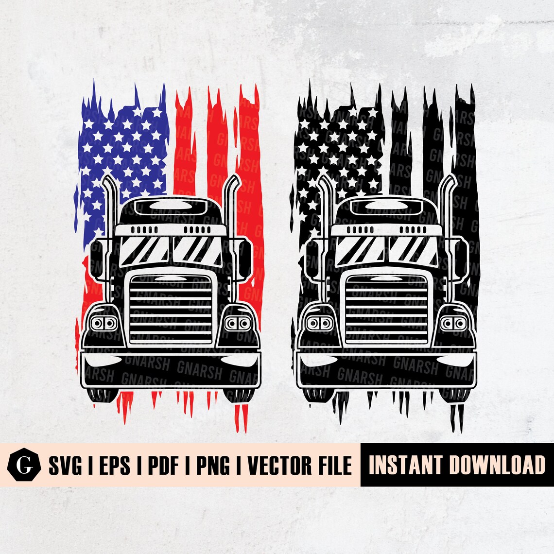 USA Big Truck Svg Semi Truck Svg Truck Svg Semi Truck | Etsy