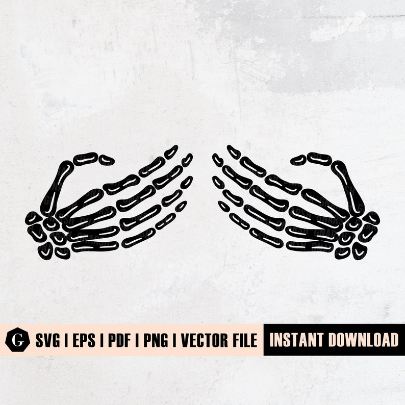 Skeleton Hands Svg Skeleton Svg Hand Svg Skull Hand Svg - Etsy