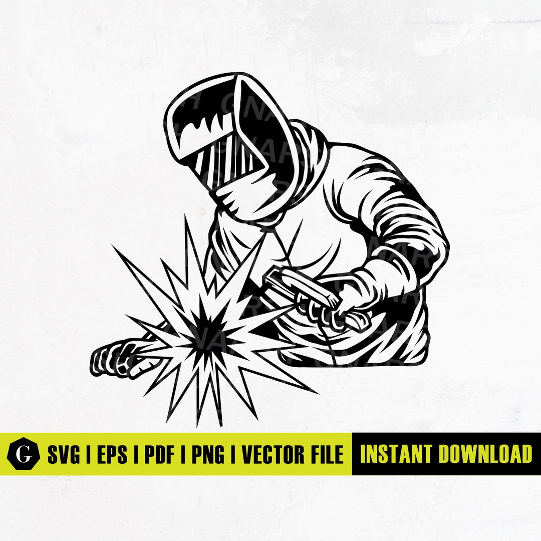 Welding Steel Metal Svg | Welder Svg | Welder Clipart | Torch Mask ...