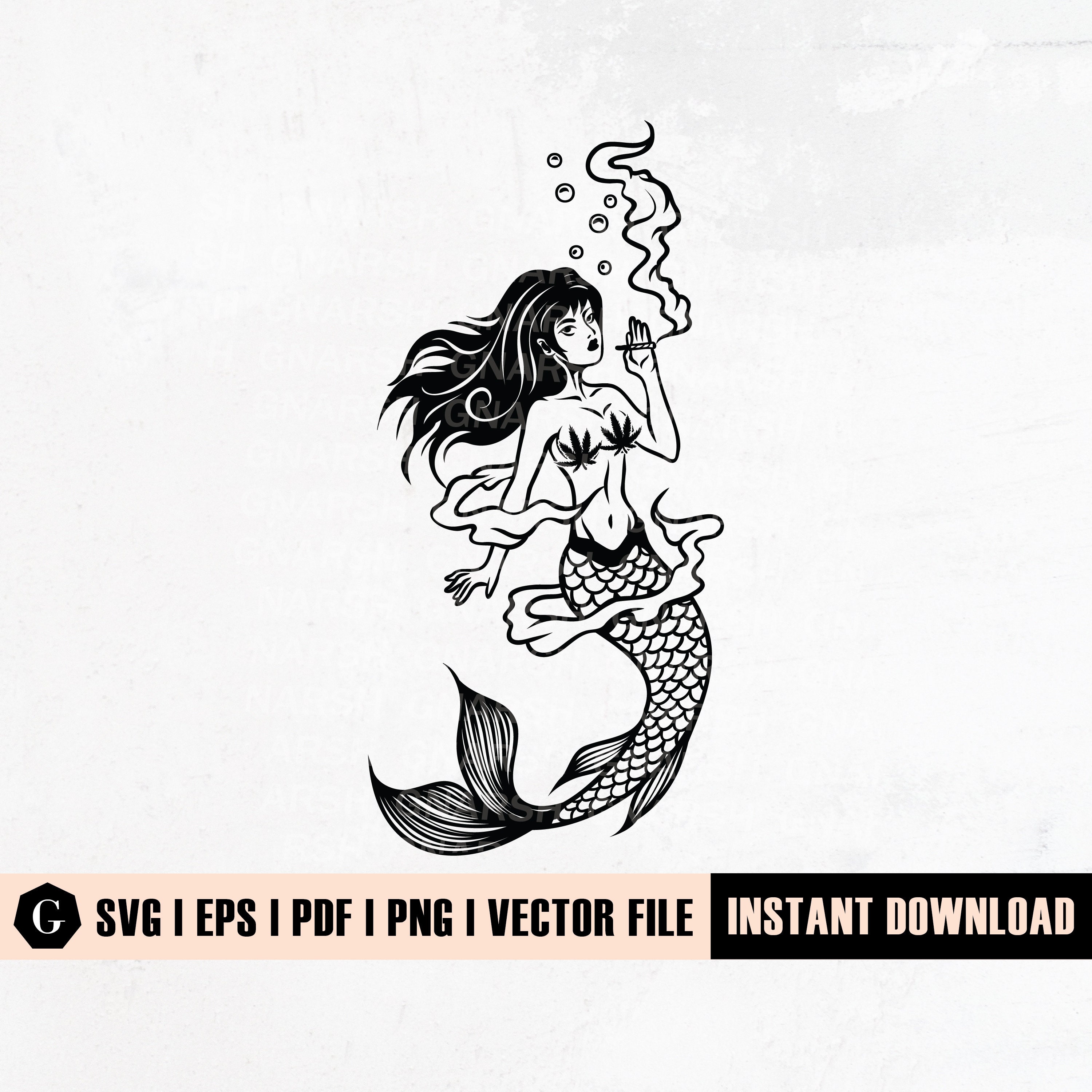 Weed Mermaid SVG | Mermaid Tail Svg | Mermaid Png | Mermaid Clip Art ...