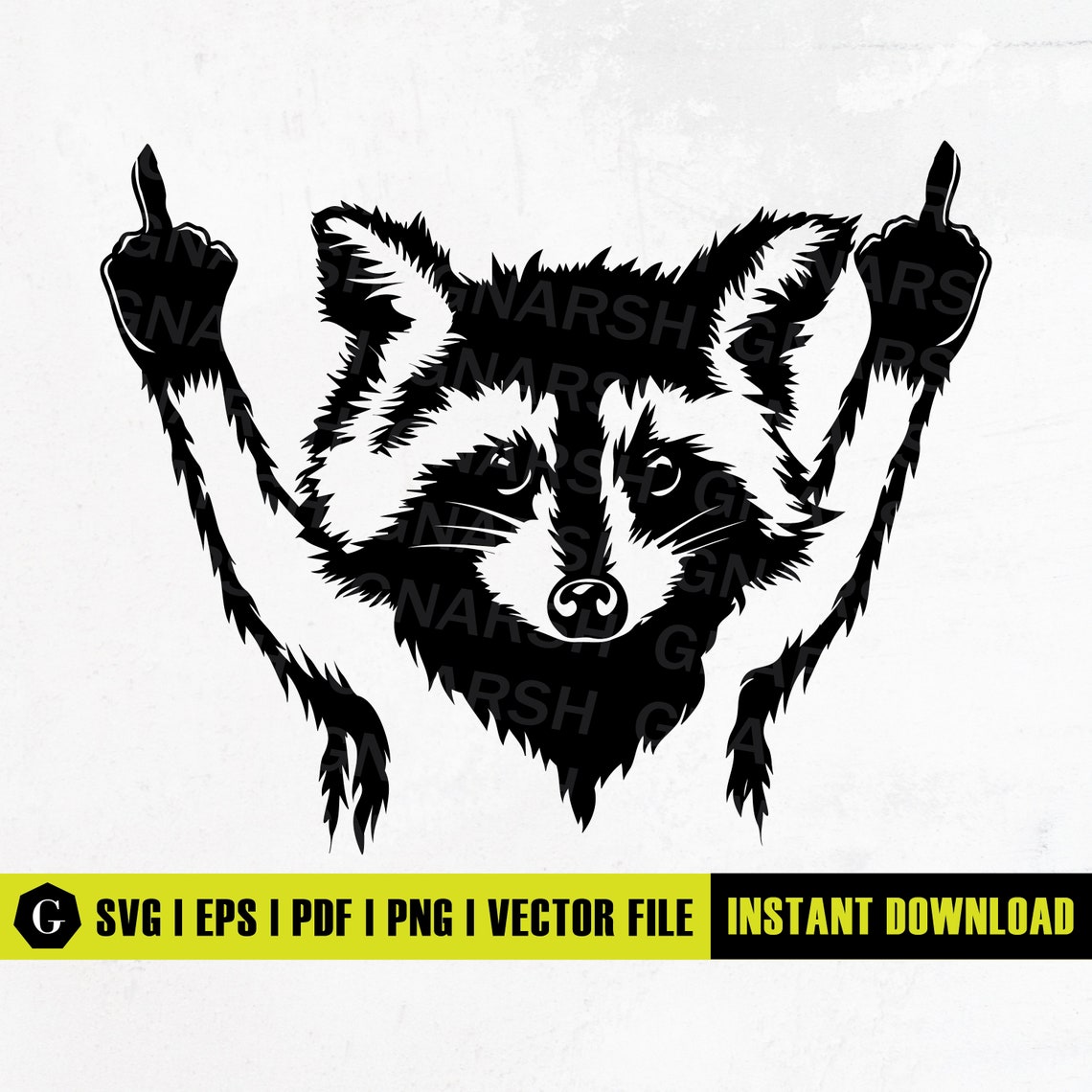 Raccoon Svg Raccoon Png Animals Svg Wild Animals Svg - Etsy