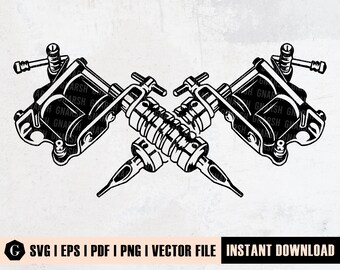 Got Ink Tattoo Machine Svg Tattoo Svg Tattoo Stencil Svg Tattoo Art ...