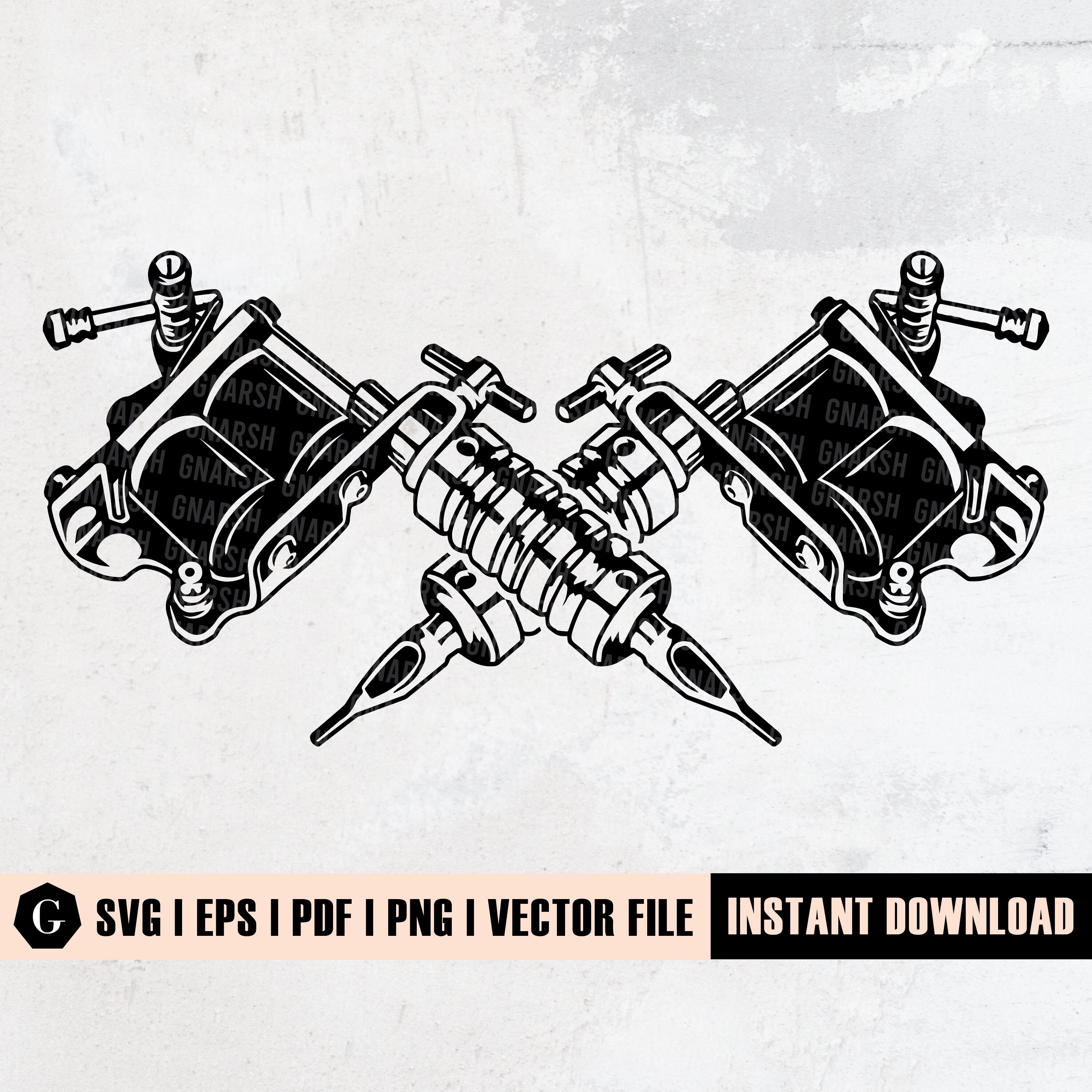 Tattoo Machine Vector Free Download