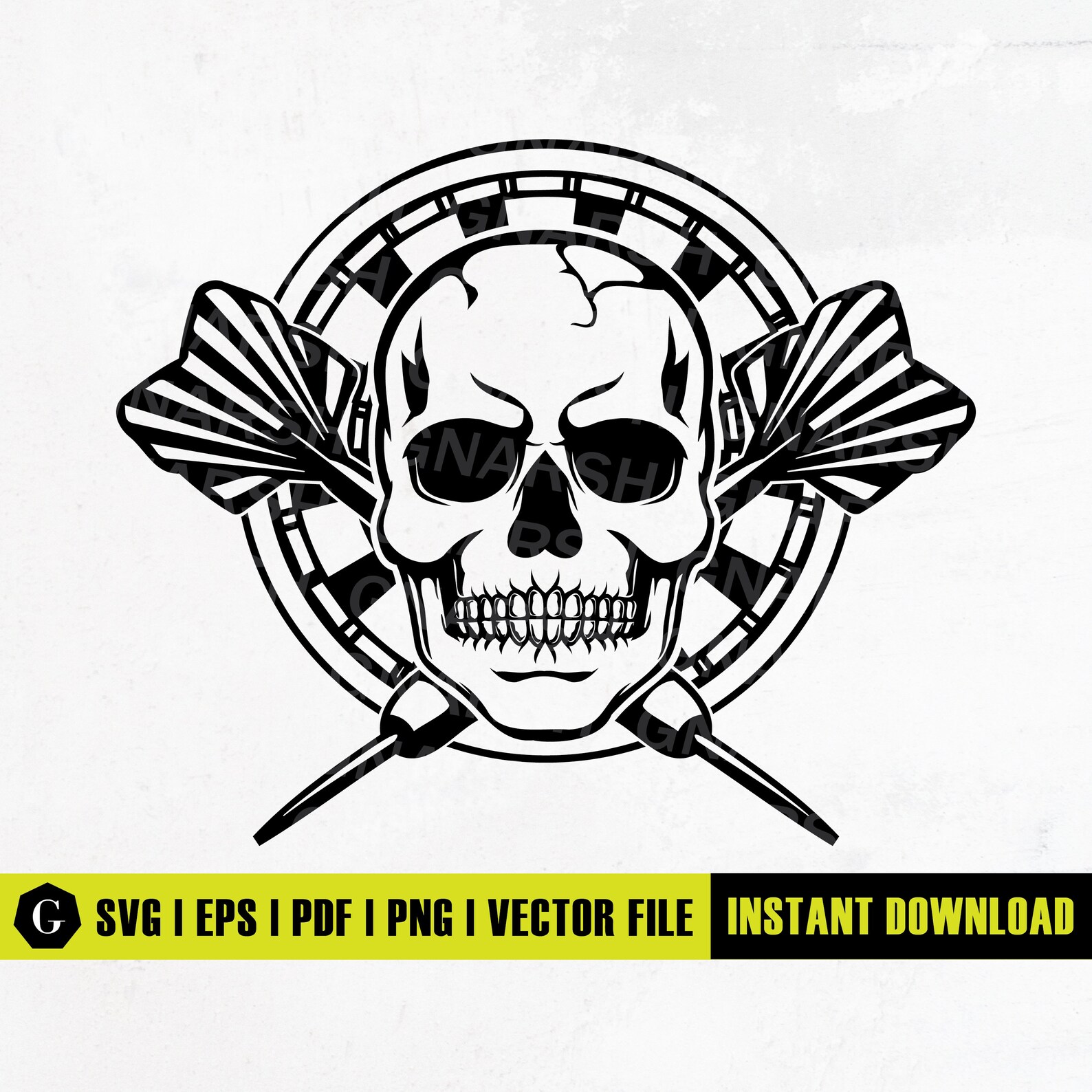Skull Dartboard Svg | Dart Game SVG | Dart Target SVG | Darts Svg ...