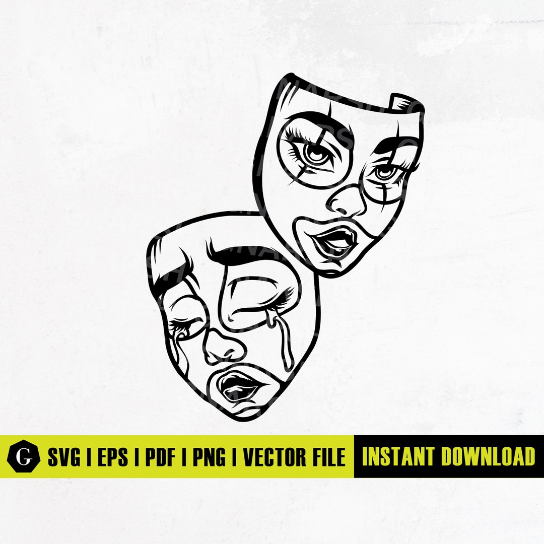 Laugh Now Cry Later Svg | Laugh Now Svg | Cry Later Svg | Mask Svg ...