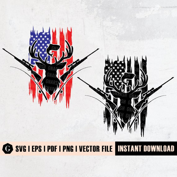 Deer and Fish Svg Deer Hunter Svg Hunting Svg File - Etsy