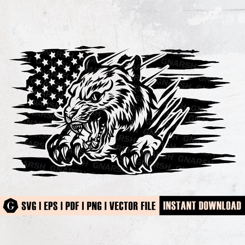Tiger Scratch Svg Tiger Claw Svg Tiger Svg Tiger Decals - Etsy