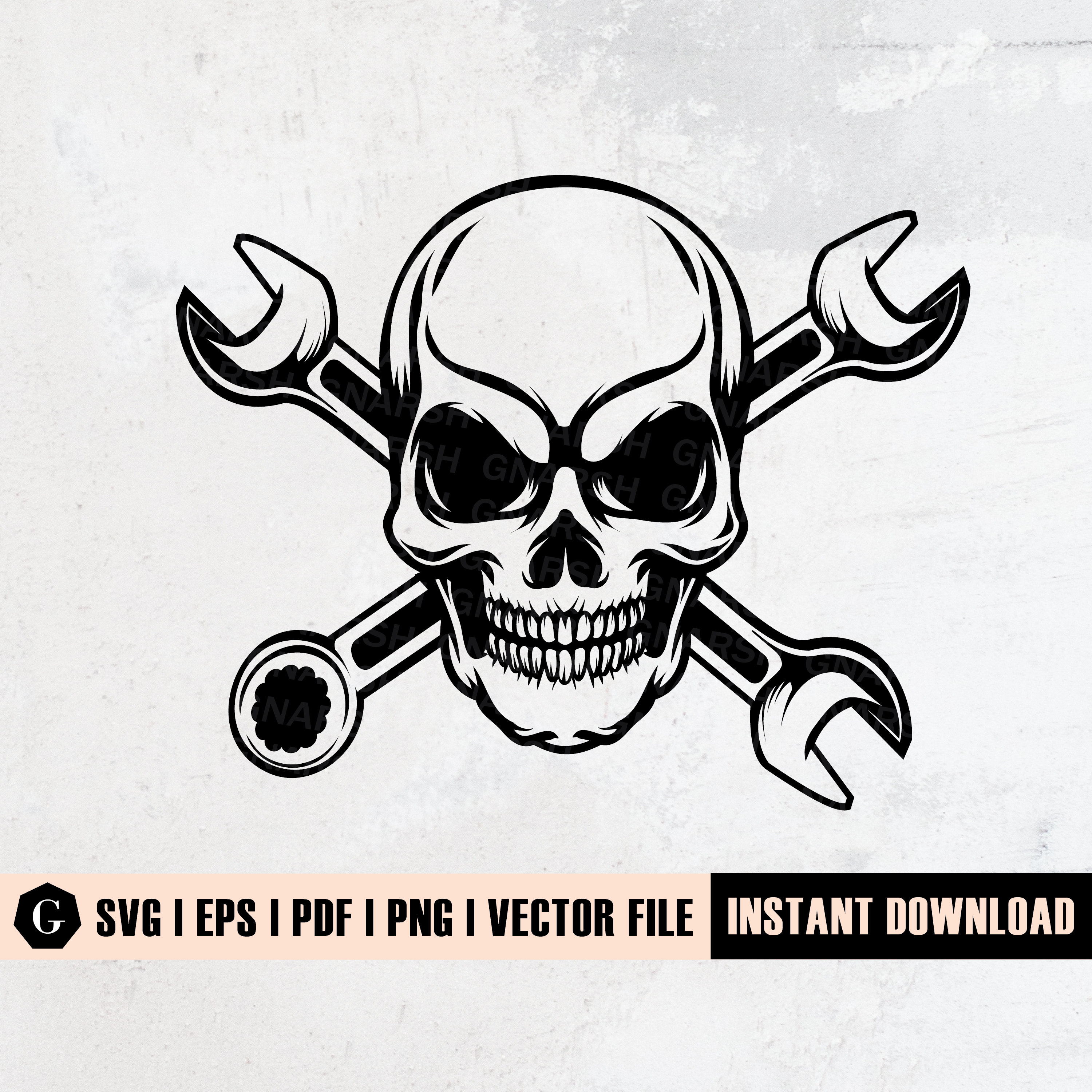 Skull Mechanic SVG Mechanic Logo Wrenches Svg Mechanic - Etsy