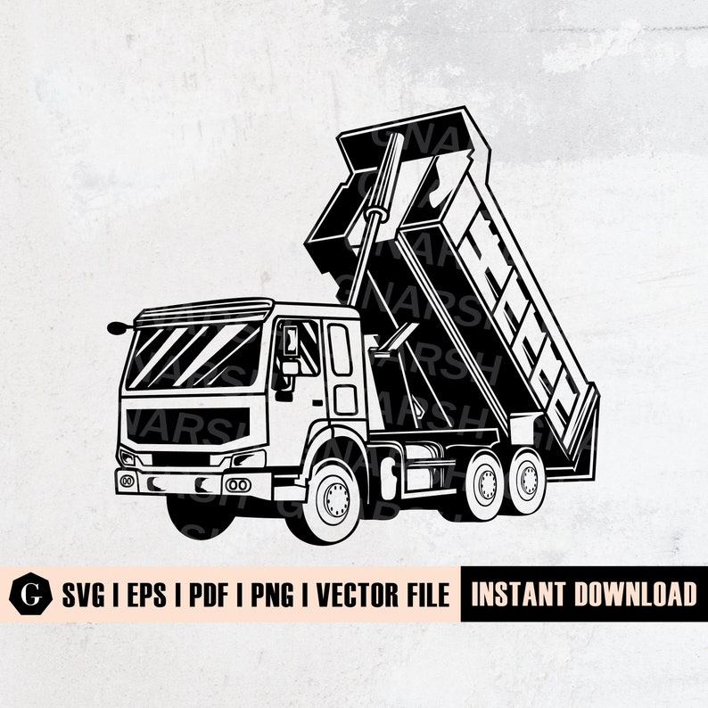 Dump Truck Svg File Truck Svg Trucker Svg Trucking Svg - Etsy