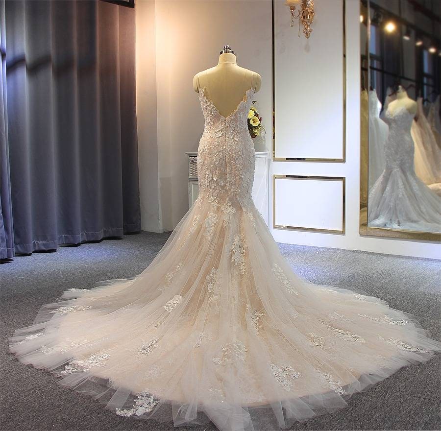 Gorgeous Mermaid Lace Gown | Etsy