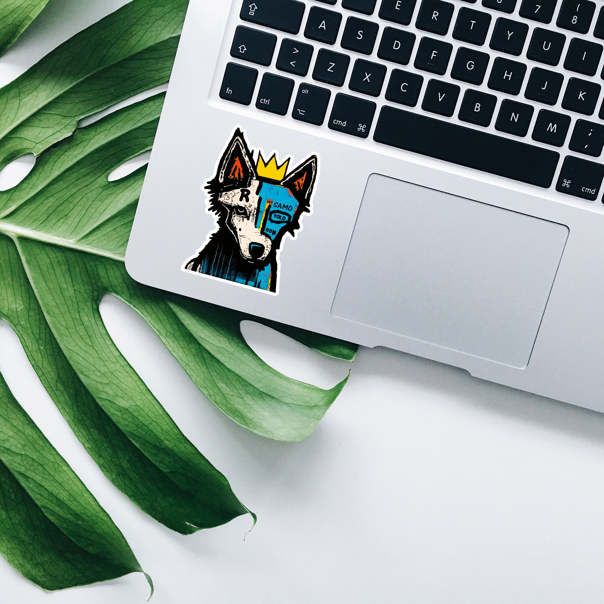 Basquiat Wolf Sticker Jean-michel Basquiat Basquiat Husky Sticker ...