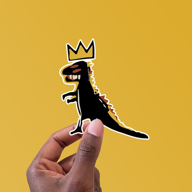 Basquiat Bumper Sticker Pez Dispenser Jean-michel Basquiat Dinosaur ...