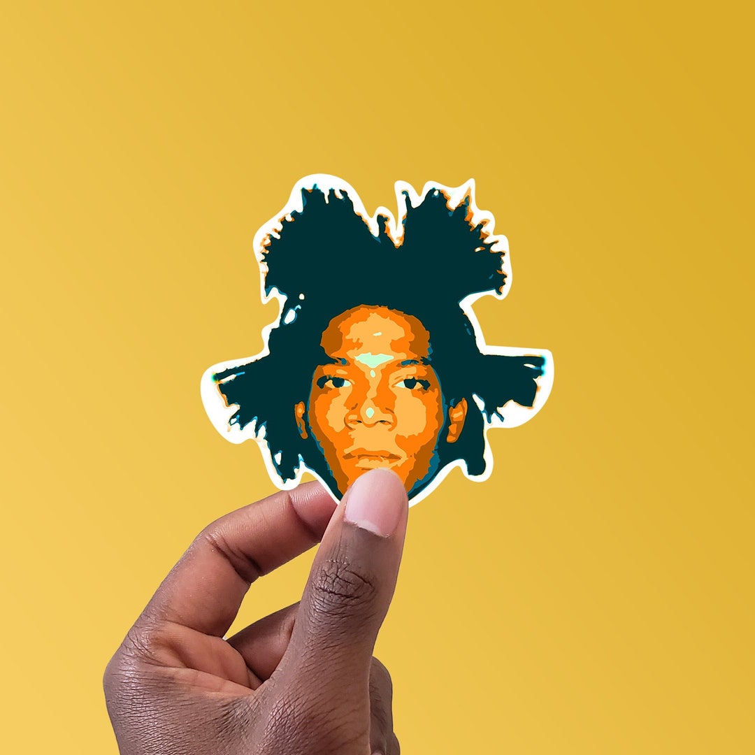Jean Michel Basquiat Vinyl Decal Stickers Basquiat Stickers Laptop ...