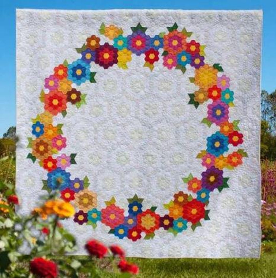 Homage to Grandmother's Flower Garden by Katja Marek Pattern and Papers ...