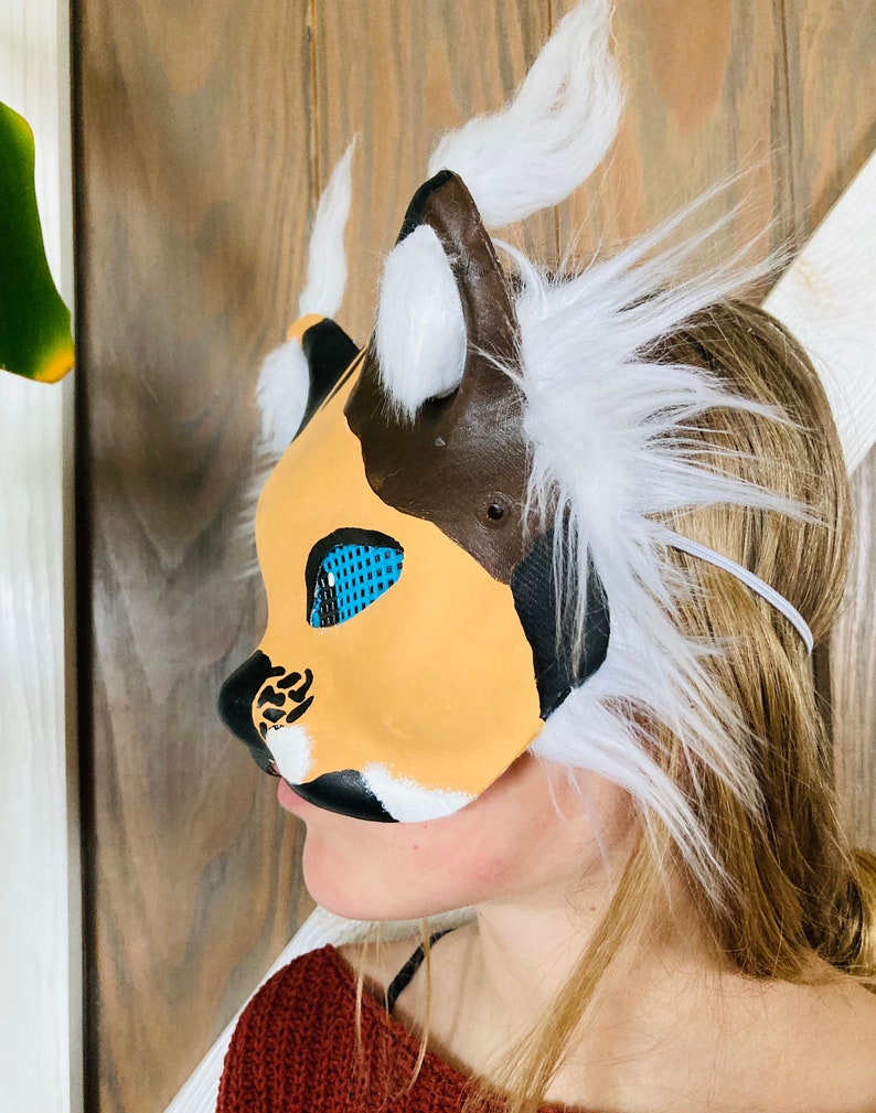 Calico Cat Therian Animal Mask - Etsy