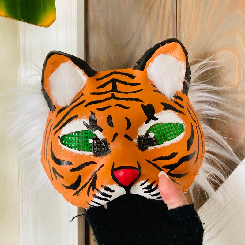 Tiger Therian Mask - Etsy