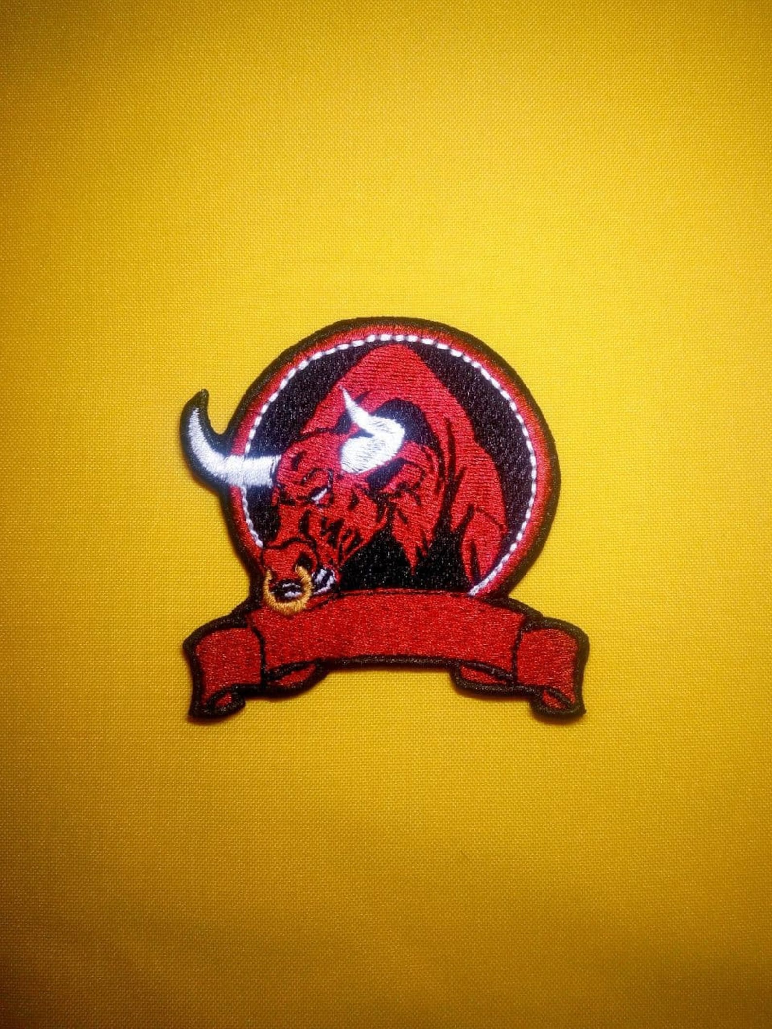 Red Bull Patch for Jeans Patch for Jackets Embroidered Patch Sew on ...