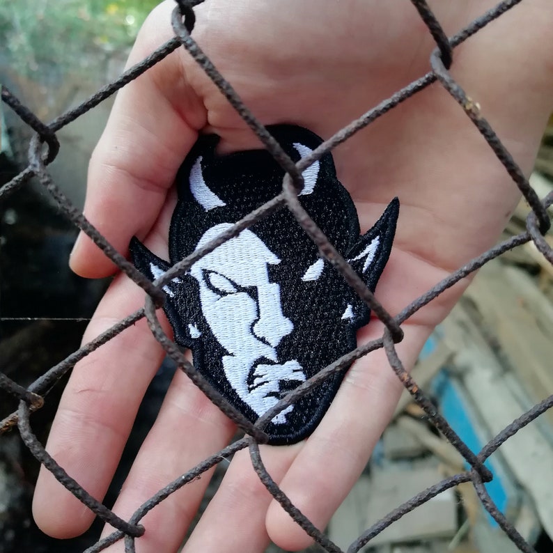 Embroidered Devil Halloween Patch for Jeans Patches for Jackets ...
