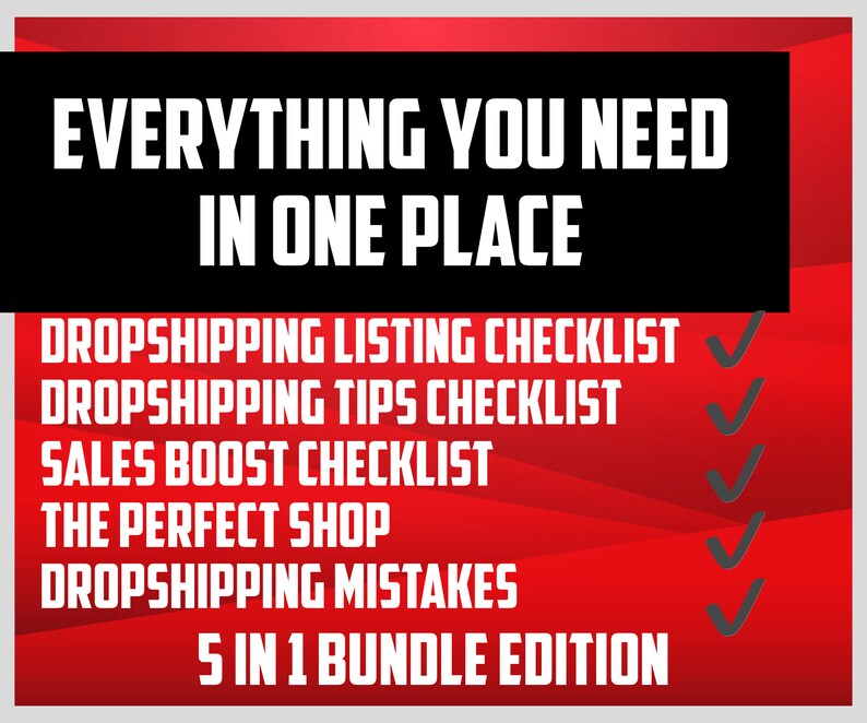 Dropshipping Checklist: How to Create and Manage Successful Listings ...