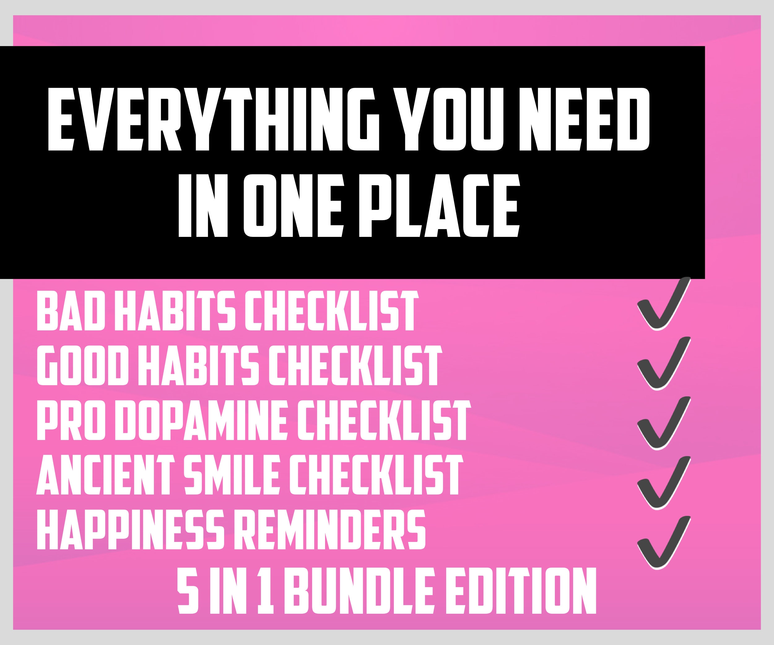 How to Boost Your Happiness Checklist Best Tips for Positivity and ...