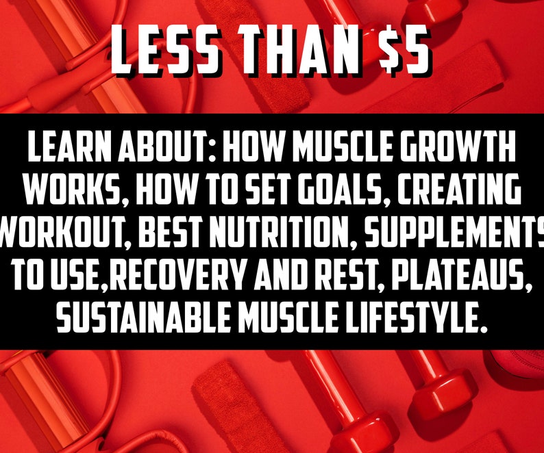 The Science of Muscle How to Build Muscle Growth and Strength - Etsy