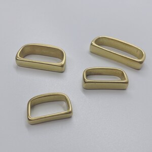 Solid Brass Belt Loop Leather Craft Hardware select Size - Etsy UK