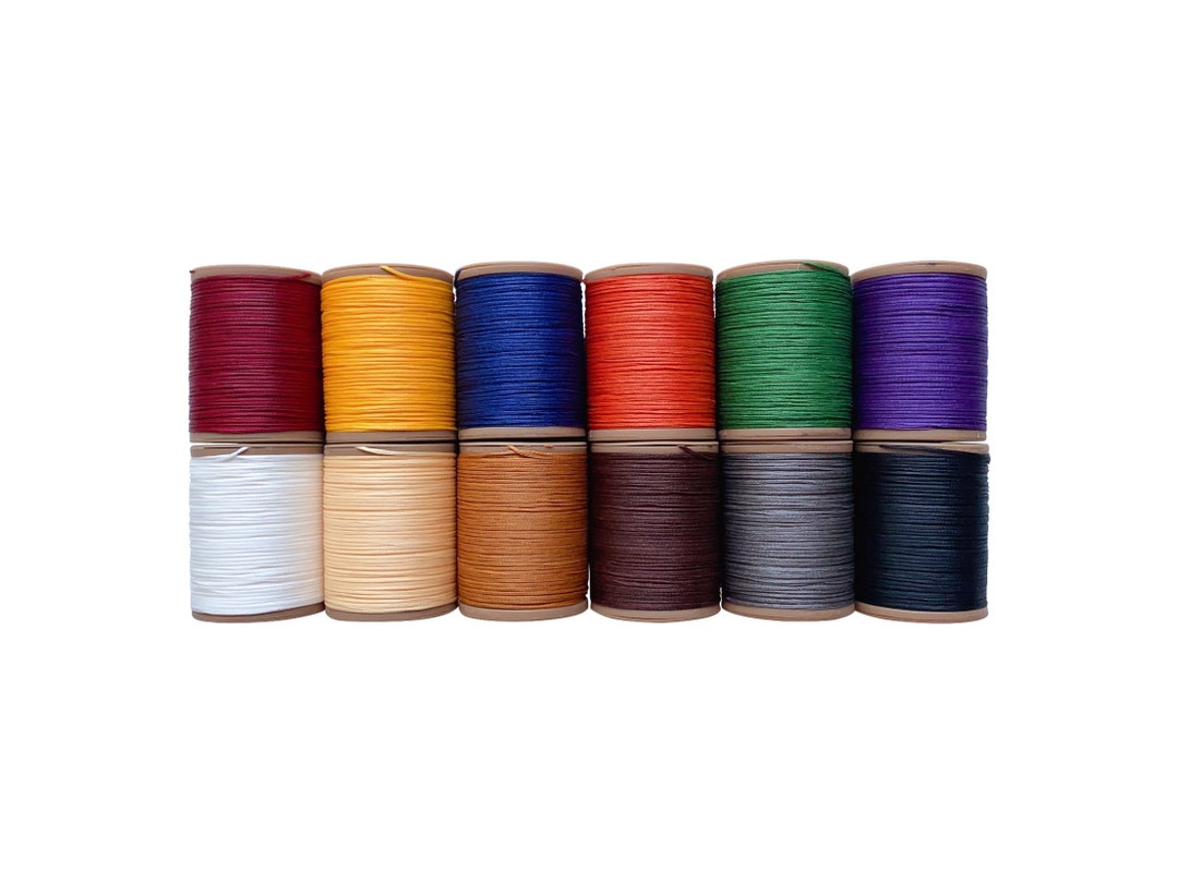 0.8mm 110m Super Strong Flat Waxed Thread Medium Roll - Etsy