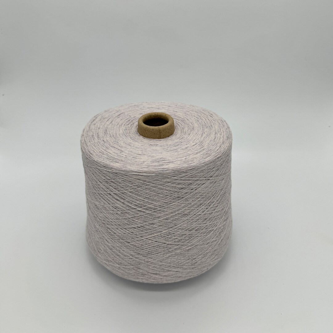 100% Pure Goat Cashmere Yarn White/light Purple 2/26s Large Cone - Etsy