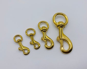 3002A 1/2 Natural Brass Swivel Trigger Snap Solid - Etsy