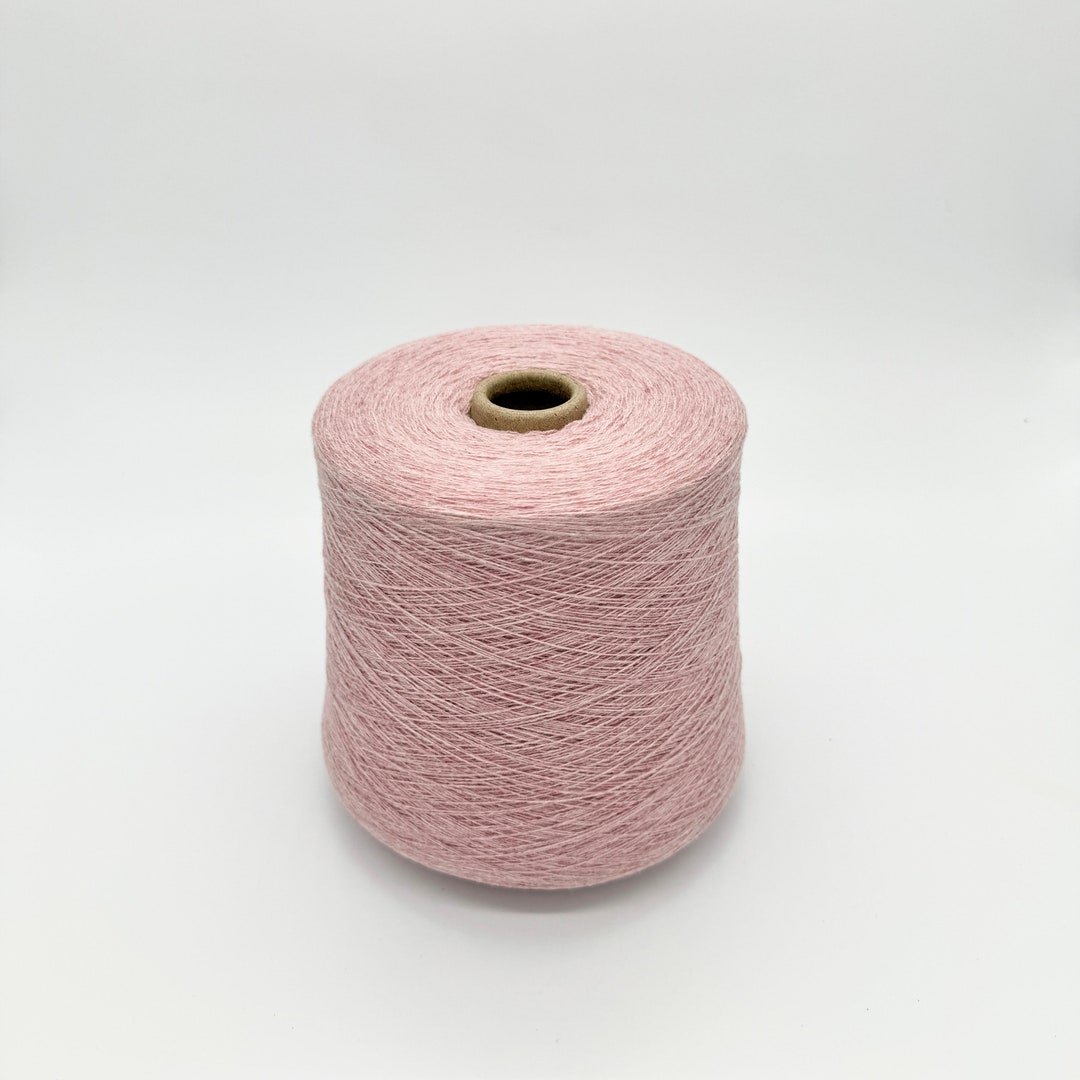 100% Pure Goat Cashmere Yarn Pink 2/26s Large Cone - Etsy