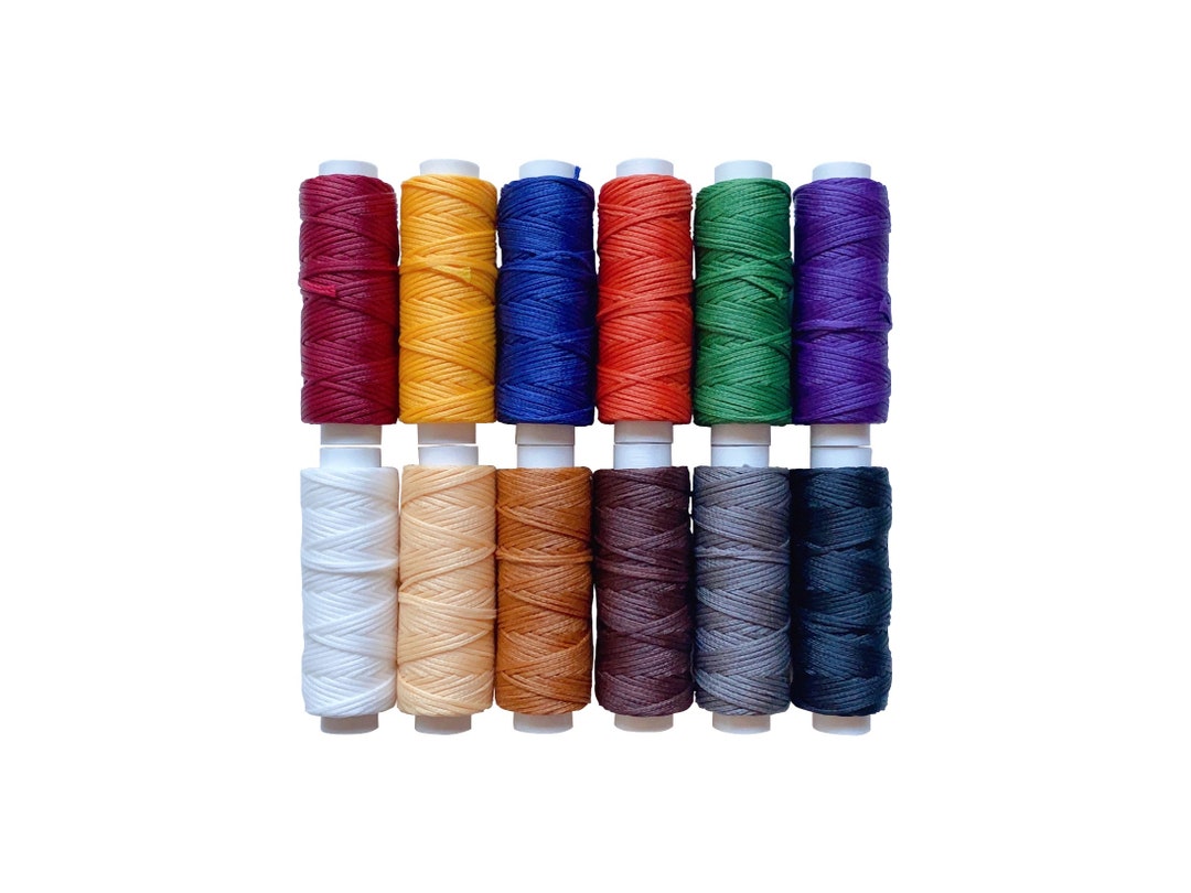 0.8mm 25m Super Strong Flat Waxed Thread Small Roll - Etsy