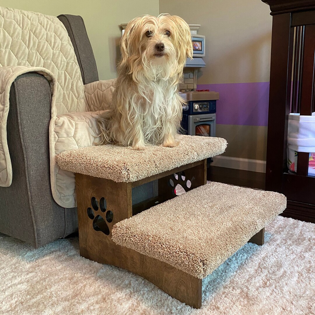 Pet Steps 15 Inches Tall Handcrafted Dog Stairs Made-to-order Helps ...