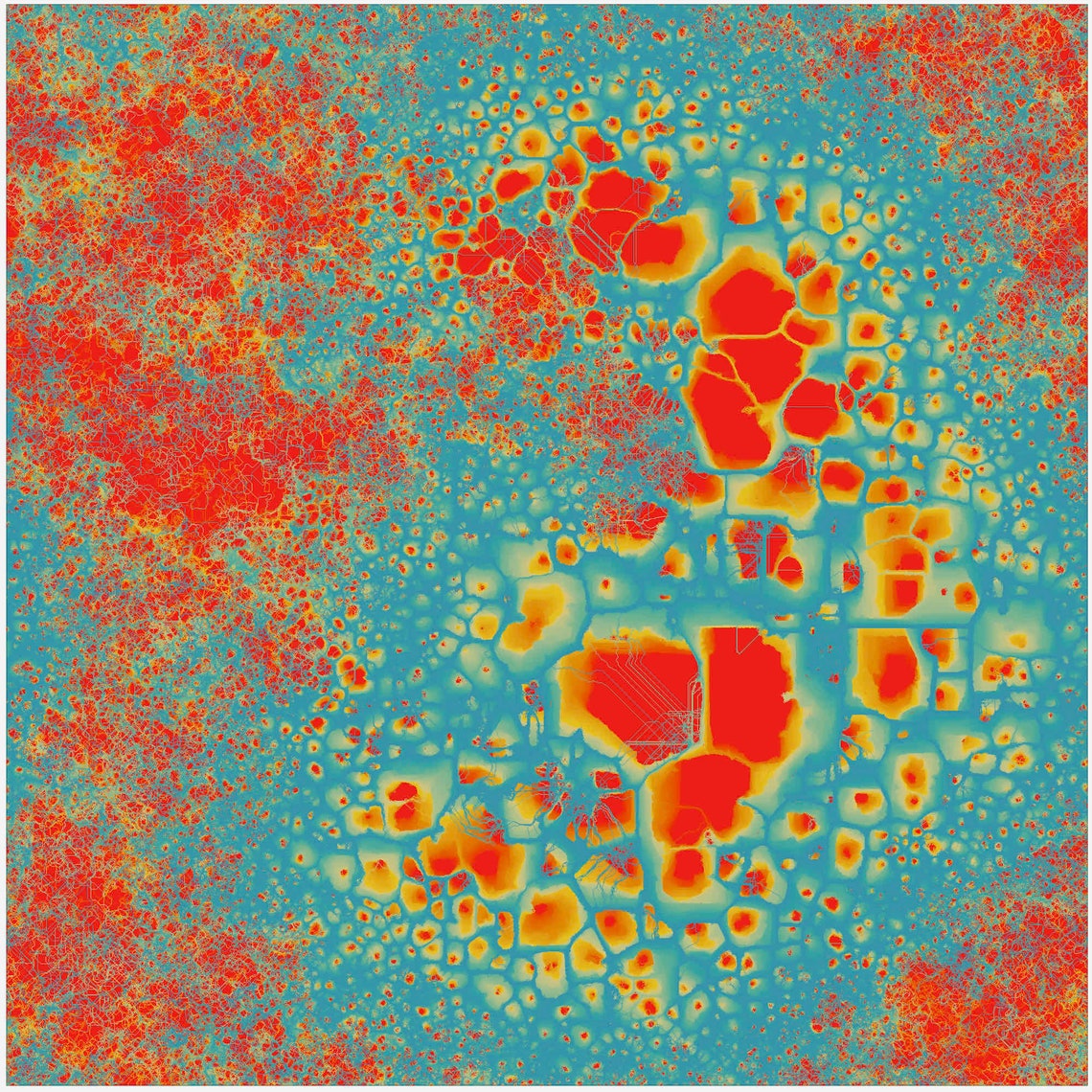 Acid Cloud Descent Custom Generative Art - Etsy