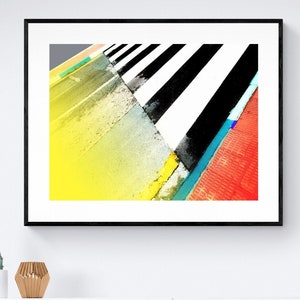 Colorful Framed Print Abstract Wall Art Living Room Decor | Etsy