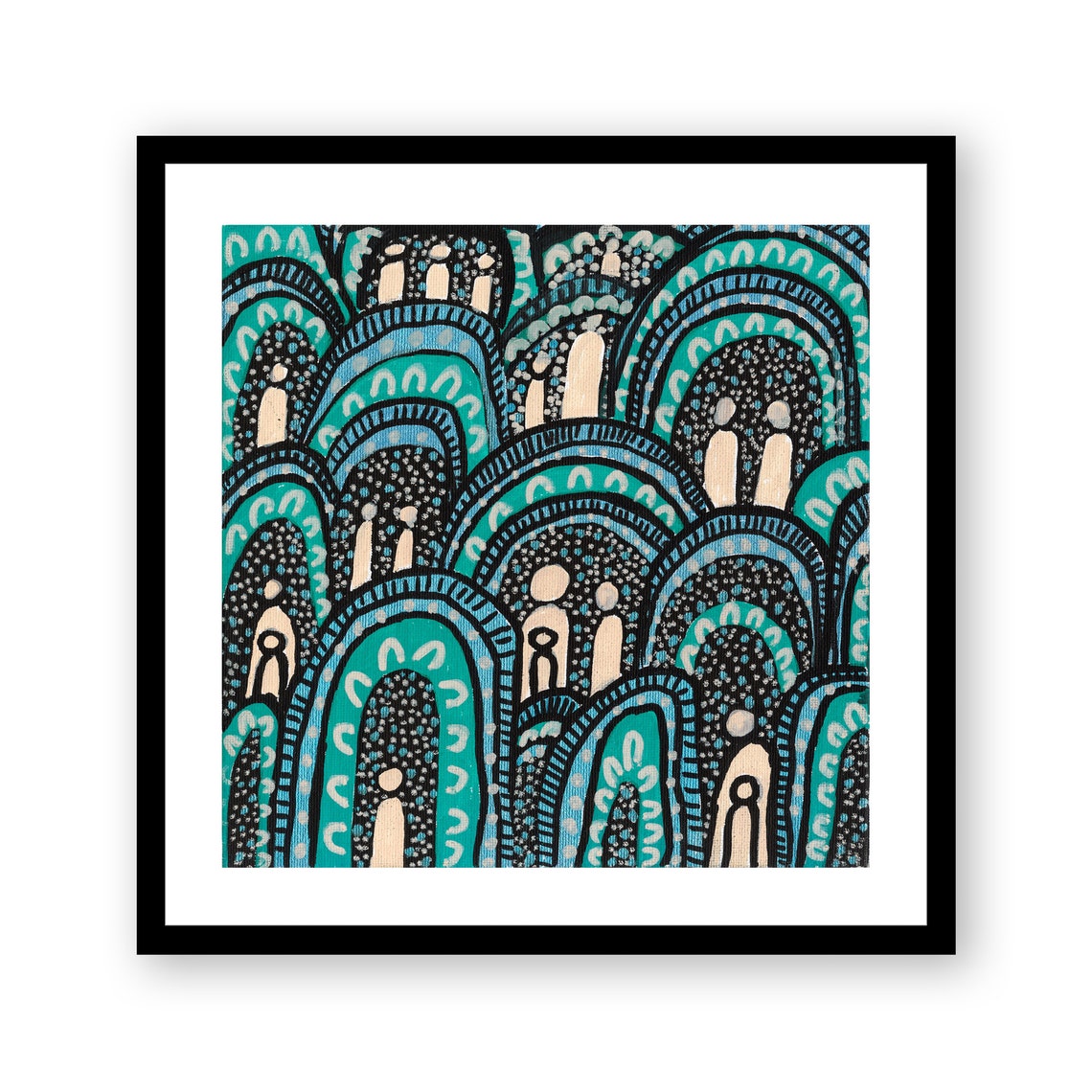 Aboriginal Art Framed Print Indigenous Wall Art - Etsy Australia